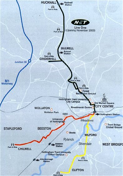 Nottingham’s light rail system – a real P-3 project! : Rail for the Valley